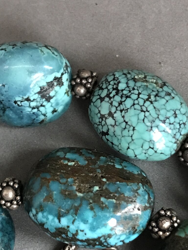 Huge turquoise beads origin - Real vs. Fake - Turquoise People