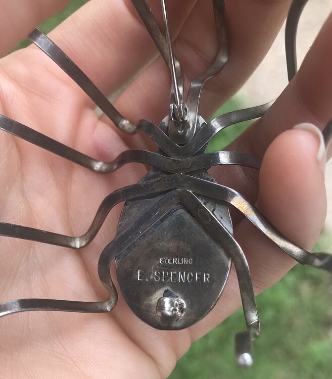 Malachite Spider by Esther Spencer - Show & Tell - Turquoise People