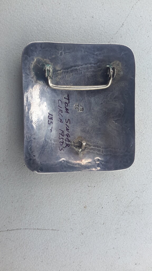 Thomas Singer Belt Buckle - Identifying & Discovering - Turquoise People