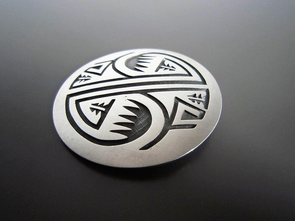 Help needed for identifying hallmark on HOPI PENDANT: HOPICRAFTS ...