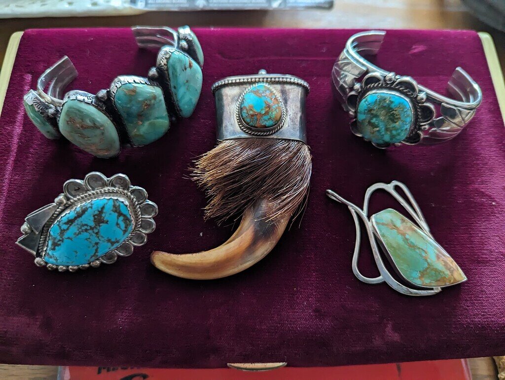 Vintage collection for your viewing. - Show & Tell - Turquoise People