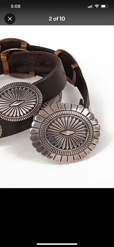 Help!! Vintage Native American Concho Belt - Appraising & Evaluating ...